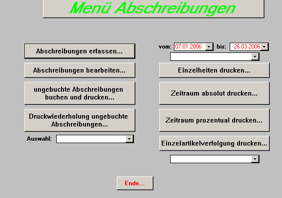 Abschreibungen